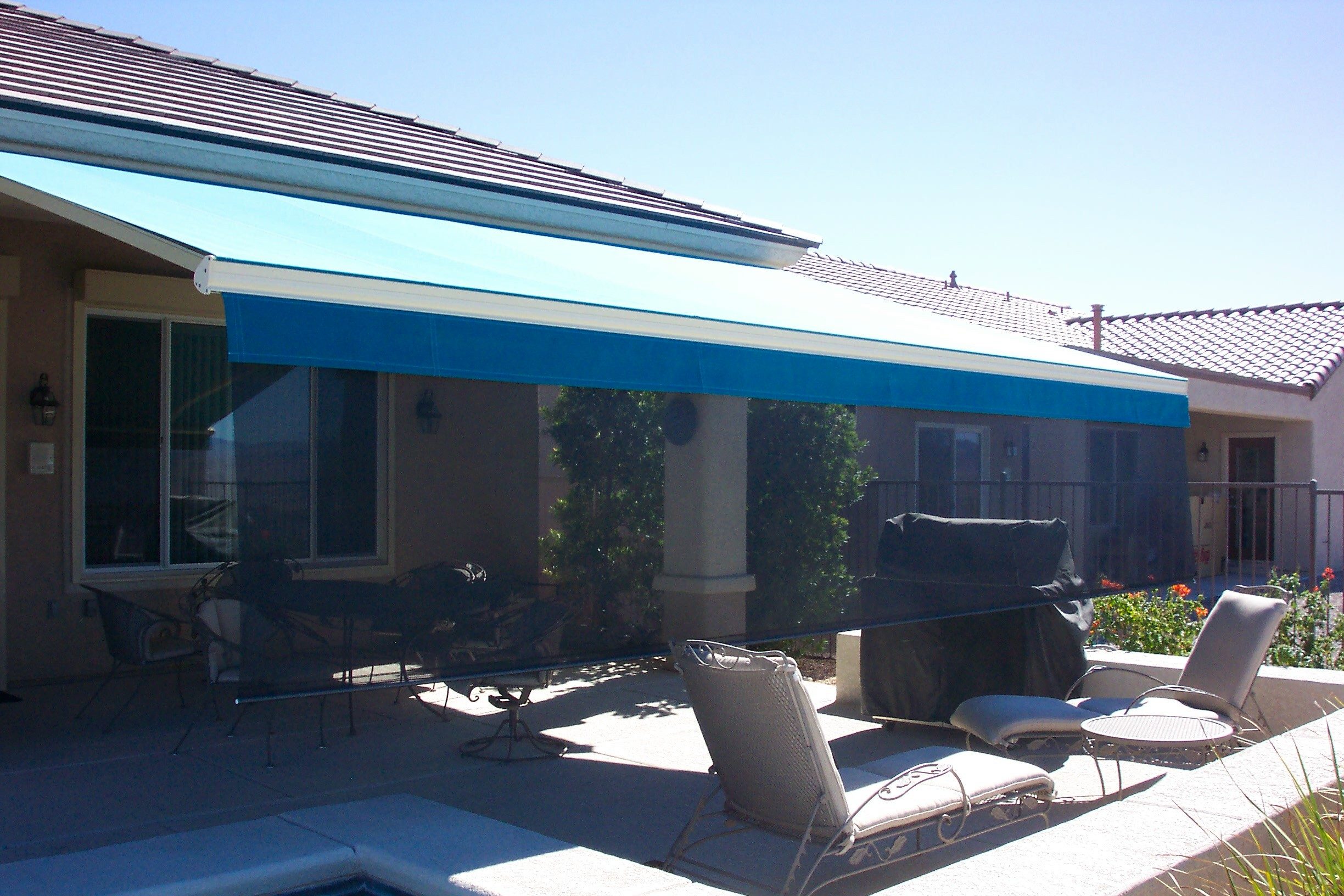 Retractable Patio Drop Shades | Eclipse Shading