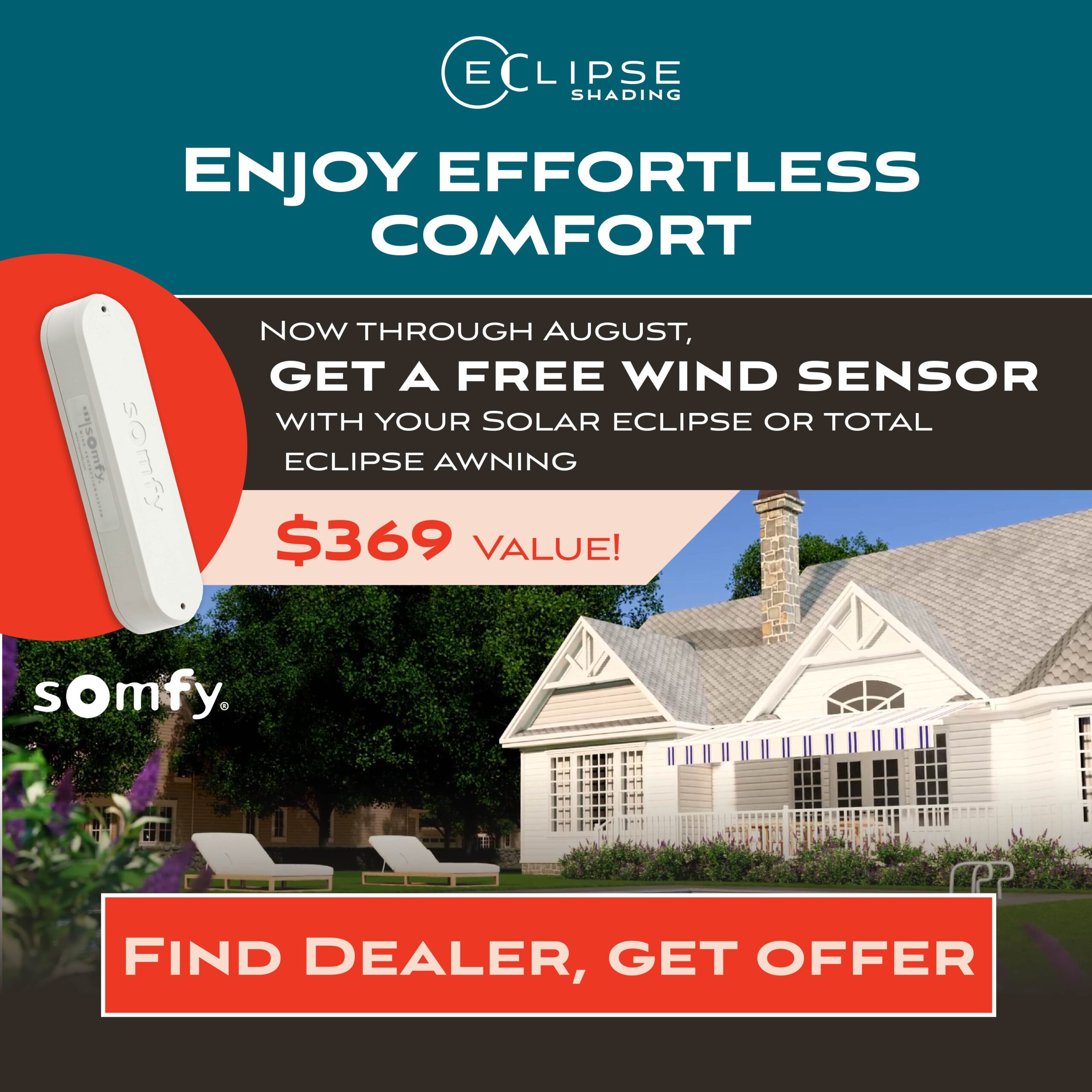 Solar Eclipse: A European-Inspired Awning | Eclipse Shading