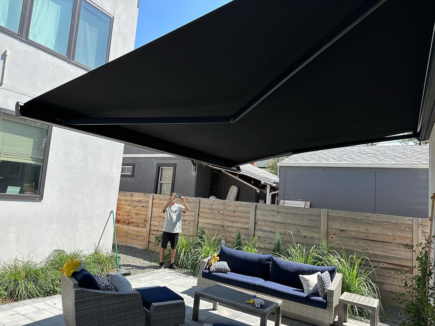 Solar Eclipse: A European-Inspired Awning | Eclipse Shading