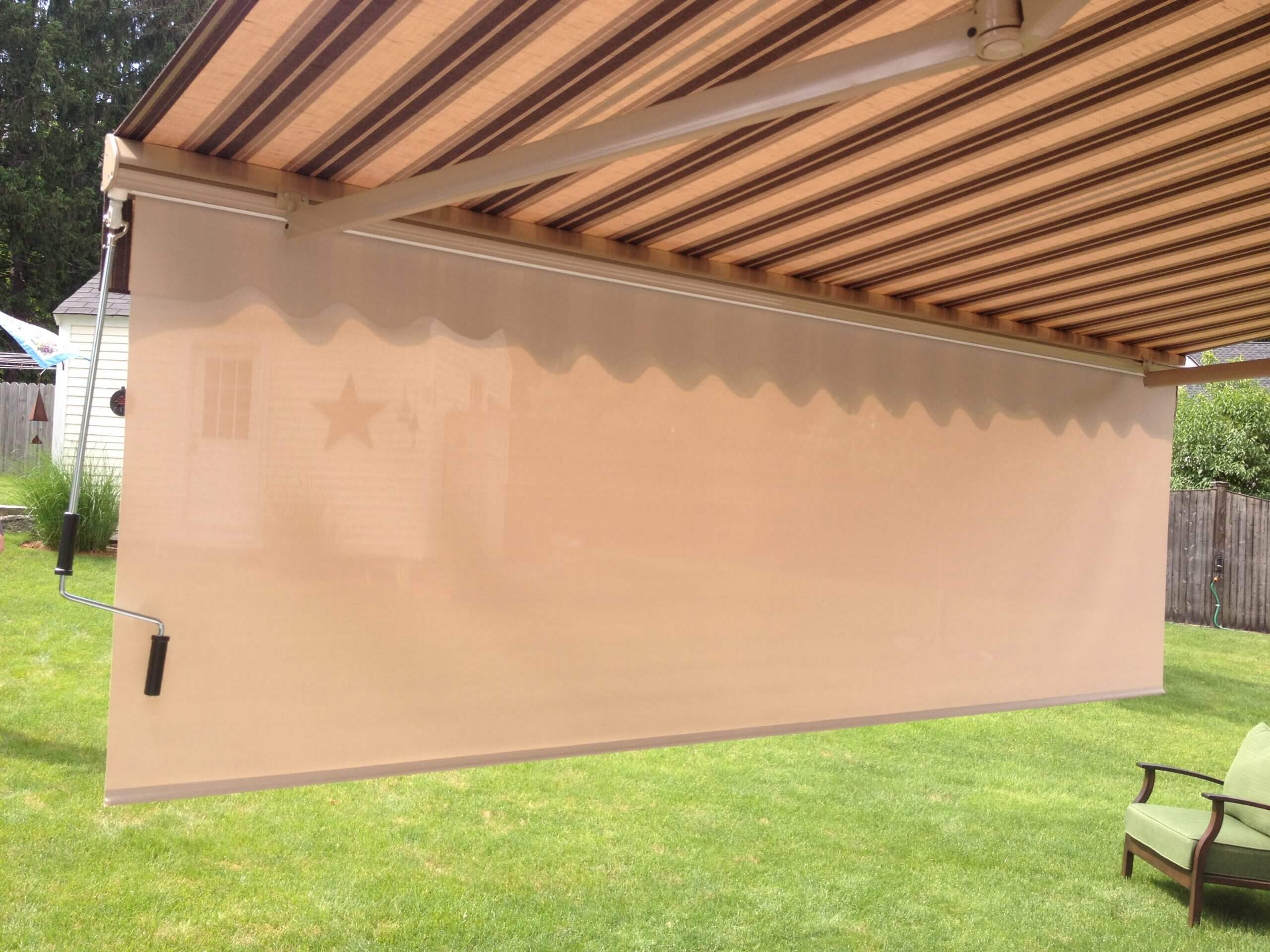 Retractable Patio Drop Shades | Eclipse Shading
