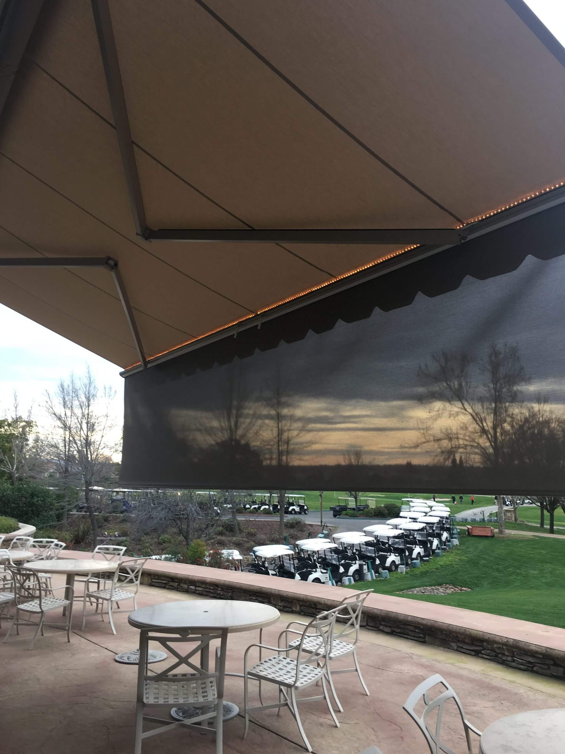 Retractable Patio Drop Shades | Eclipse Shading